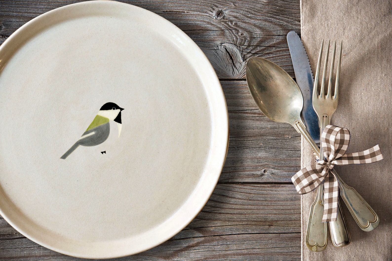 USA Birds Plate Set: Hand-painted Dinnerware, Modern Boho Decor - Etsy