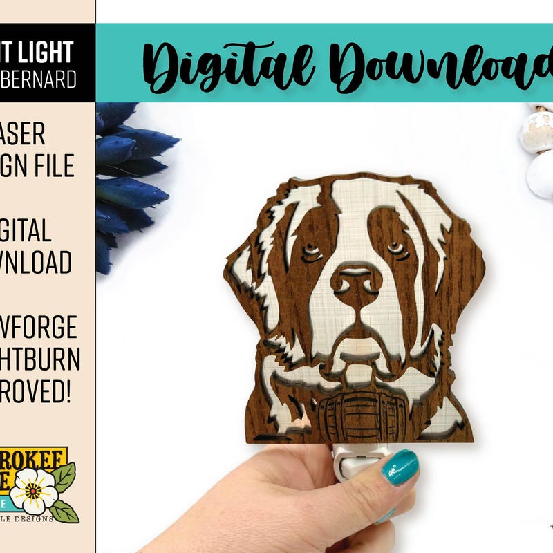 Saint Bernard Dog Art - Etsy