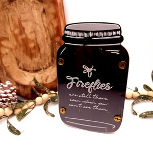 Firefly Mason Jar Shelf Sitter - Laser Cut File (PDF, SVG) - Etsy