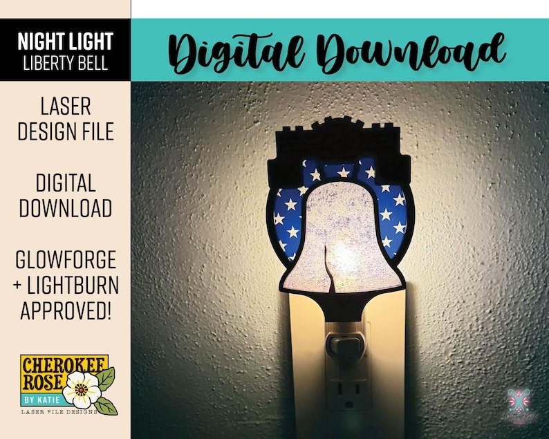 Liberty Bell Nightlight SVG - Laser Cut File (digital File Only) - Etsy