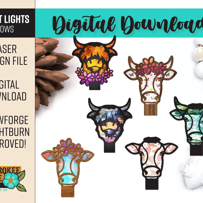 Cow Night Light - Etsy