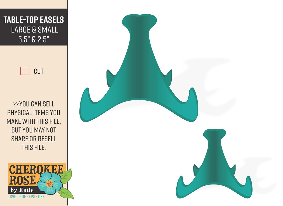 Tabletop Display Easel - Plate Stand Svg - Digital Laser File - PDF ...