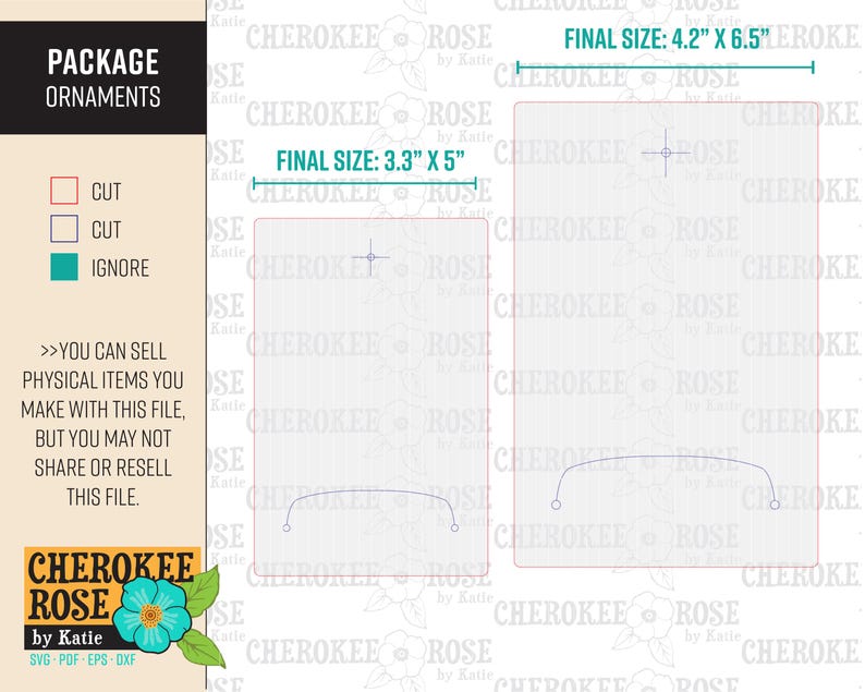 Laser Cut Christmas Ornament Display Package: SVG, PDF (digital File ...
