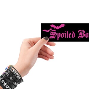 Spoiled Bat Goth Sticker / Waterproof Vinyl Decal. Fun Stickers That ...