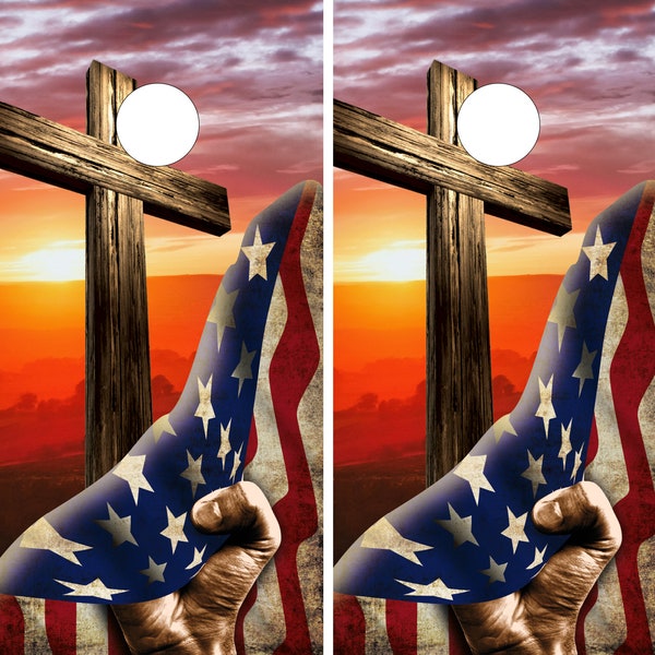 Cross Cornhole Wrap - Etsy