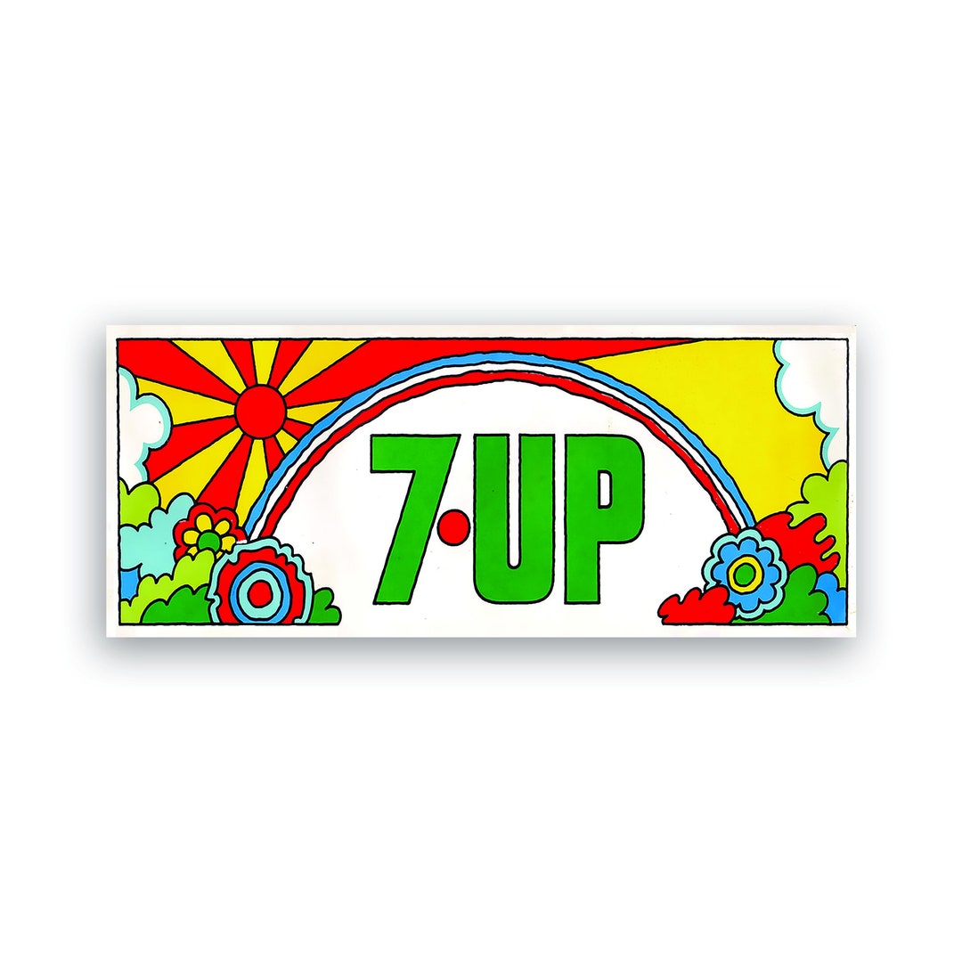 7 up Sticker / Waterproof Vinyl Decal. Fun Stickers That Can Go ...