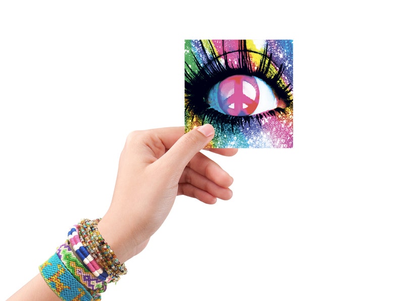 Peace Eye / Sticker / Waterproof Vinyl Decal. Fun Stickers - Etsy
