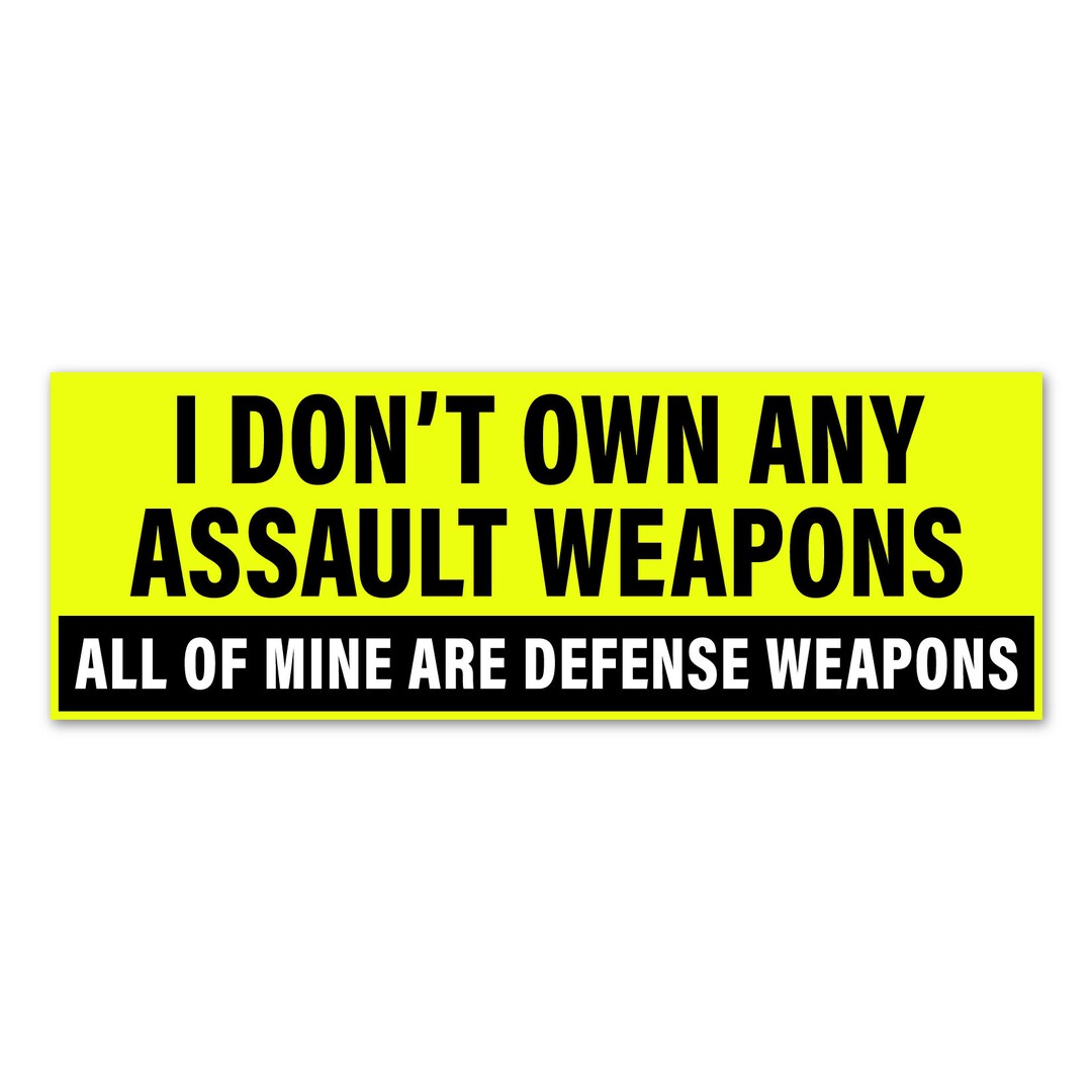 Guns, Assault Weapons / Sticker / Waterproof Vinyl Decal. Fun Stickers ...