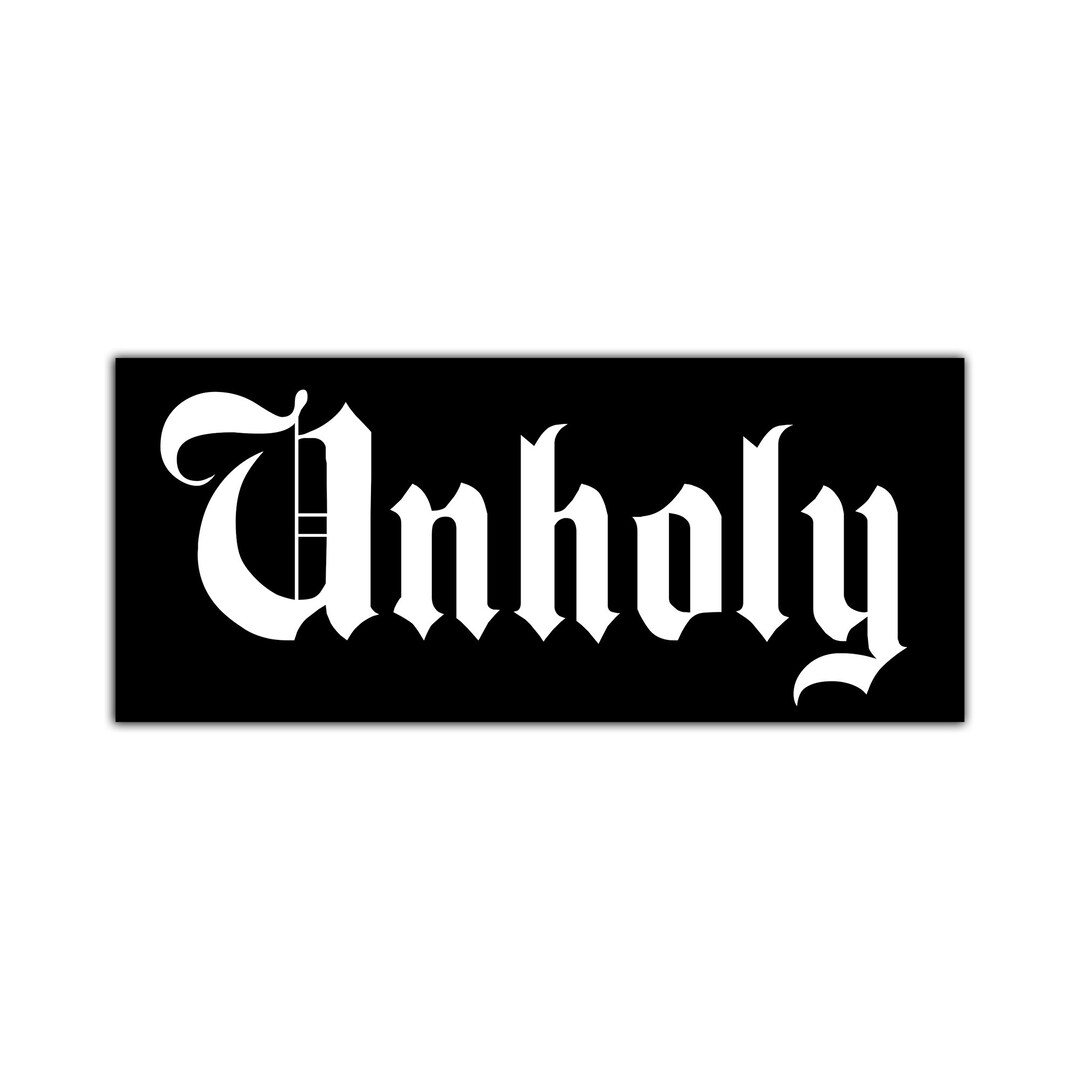 Unholy Sticker / Waterproof Vinyl Decal. Fun Stickers That Can Go ...