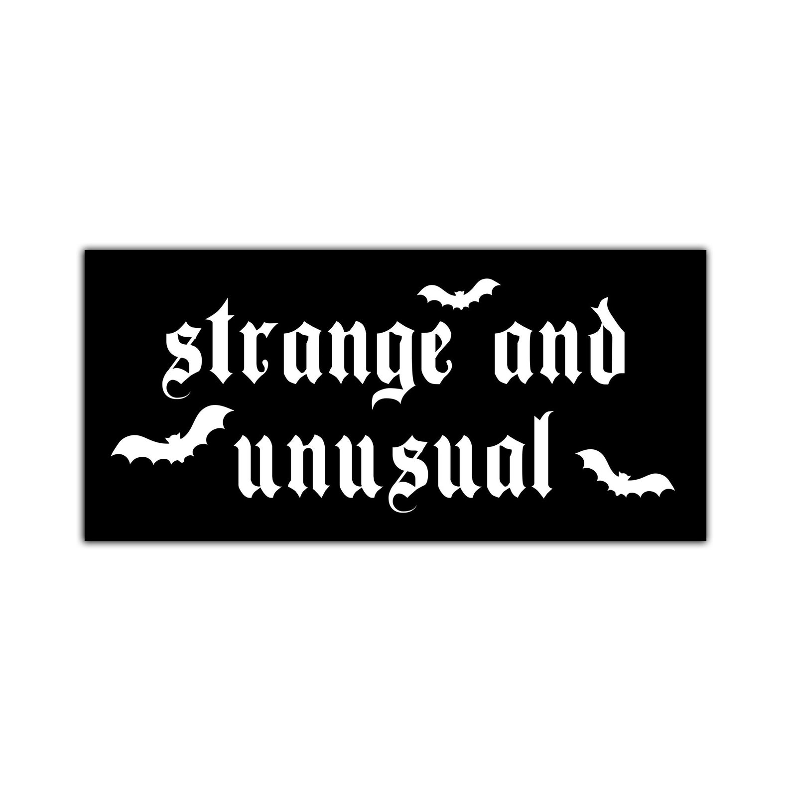 Strange and Unusual Sticker / Waterproof Vinyl Decal. Fun Stickers That ...