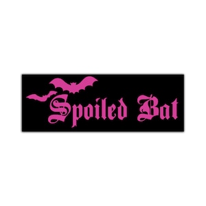 Spoiled Bat Goth Sticker / Waterproof Vinyl Decal. Fun Stickers That ...