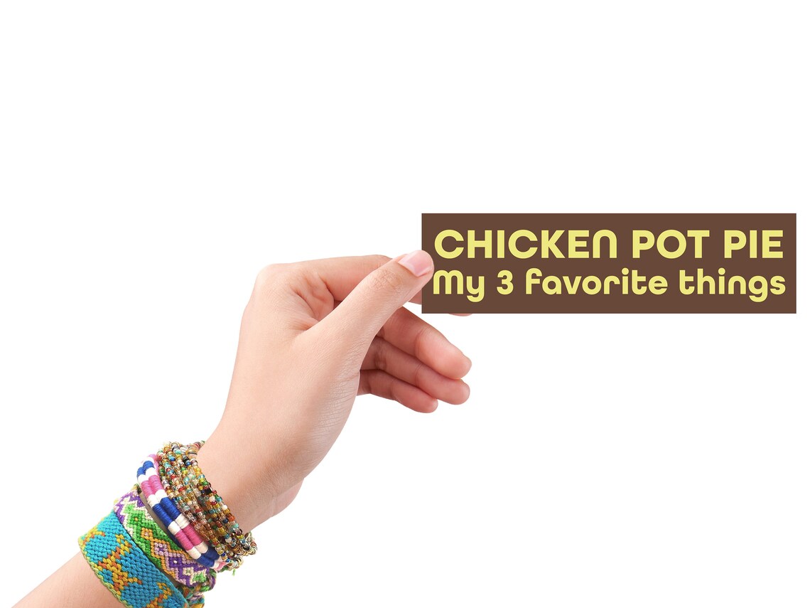 Chicken Pot Pie Funny Sticker / Weed / Waterproof Vinyl Decal. - Etsy