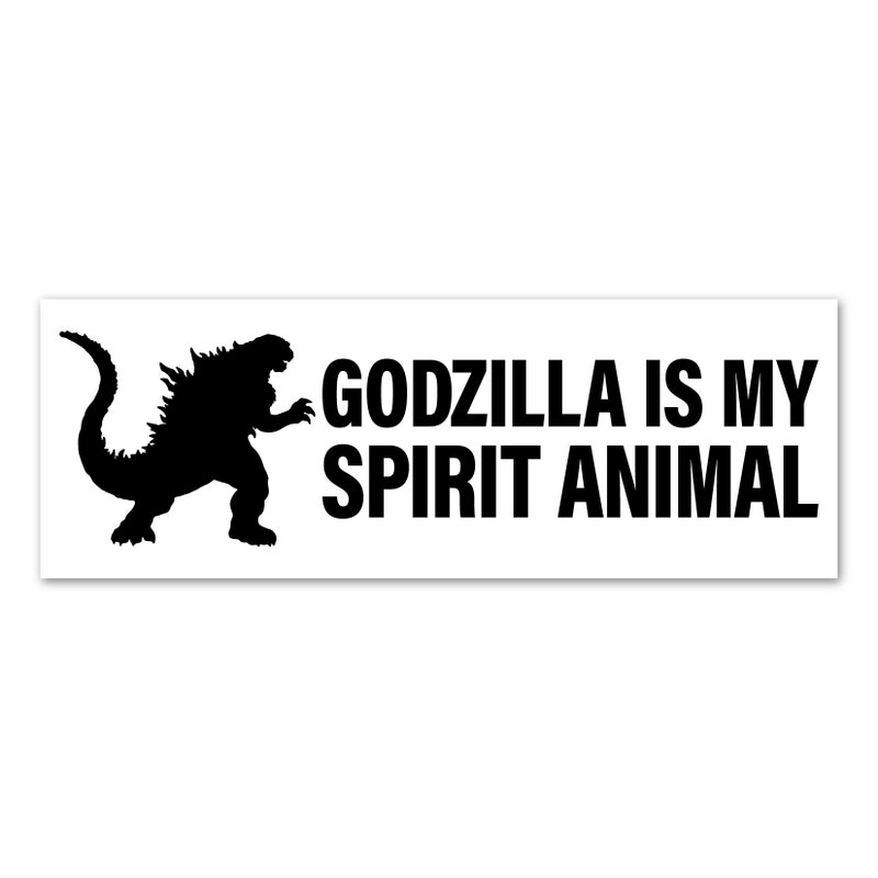 Godzilla Car Decal - Etsy