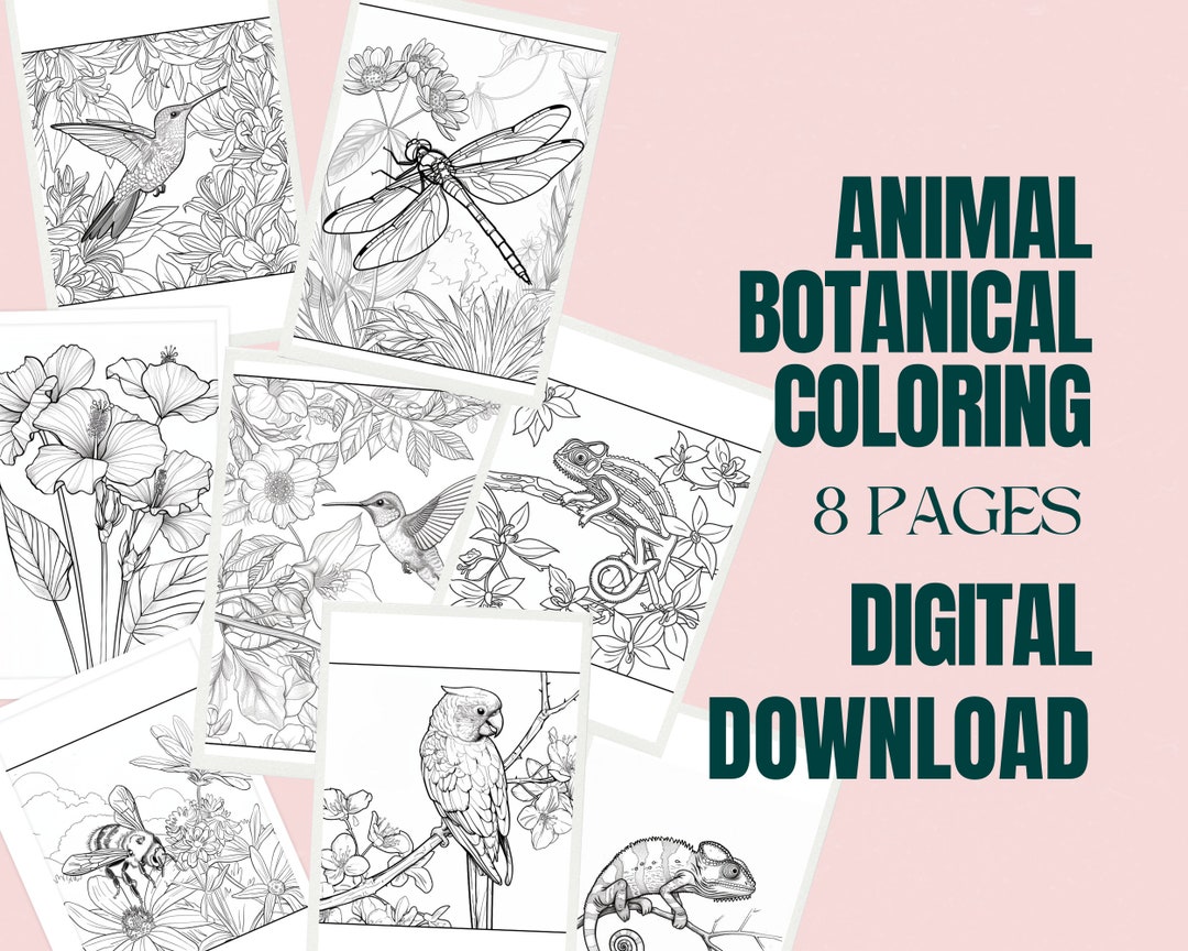 Printable Adult Coloring Pages, Nature Coloring Pages, Animal Coloring ...