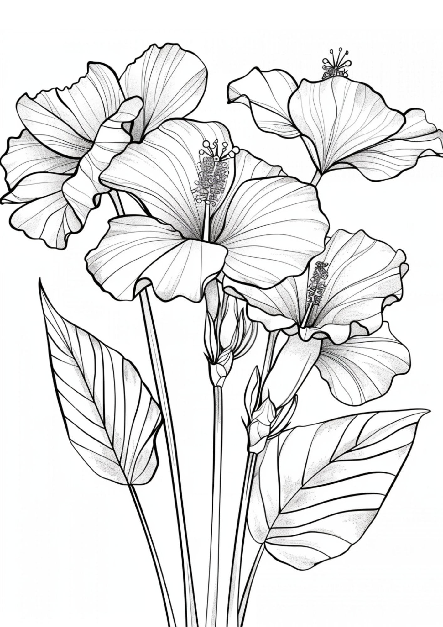 Printable Adult Coloring Pages, Nature Coloring Pages, Animal Coloring ...