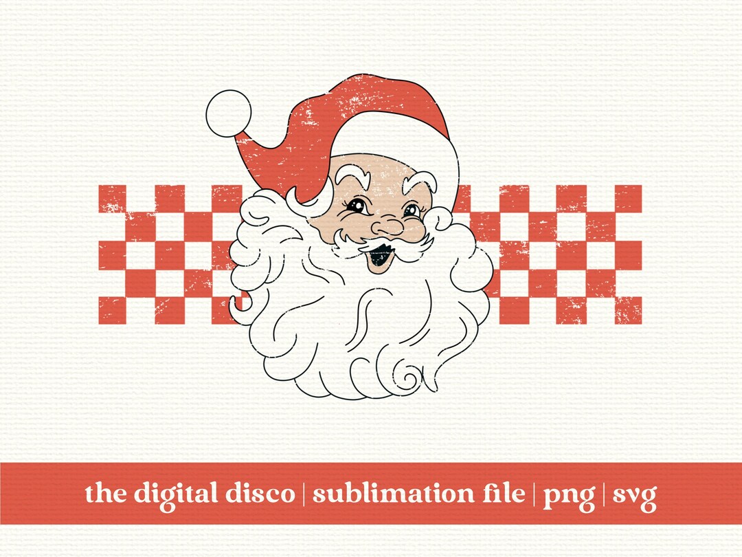 Santa | Christmas SVG, PNG, Sublimation Design | Shirt Design | Holiday ...
