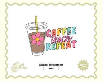 Coffee Teach PNG, Coffee PNG, Teacher Png, Iced Coffee Png, Trendy Png ...