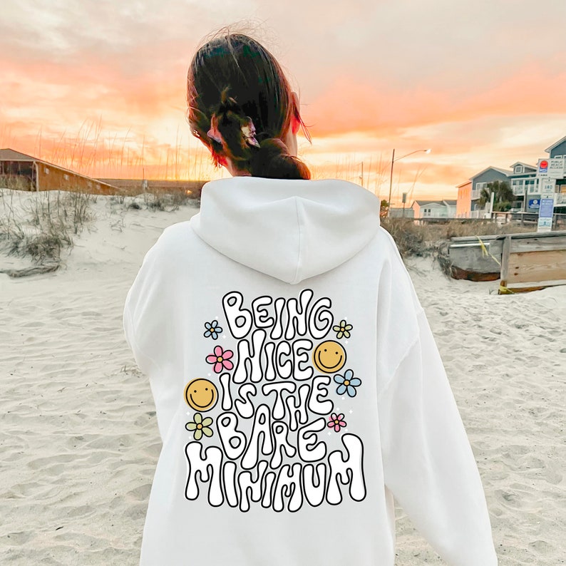 Being Nice is the Bare Minimum PNG HAND LETTERED Sublimation - Etsy