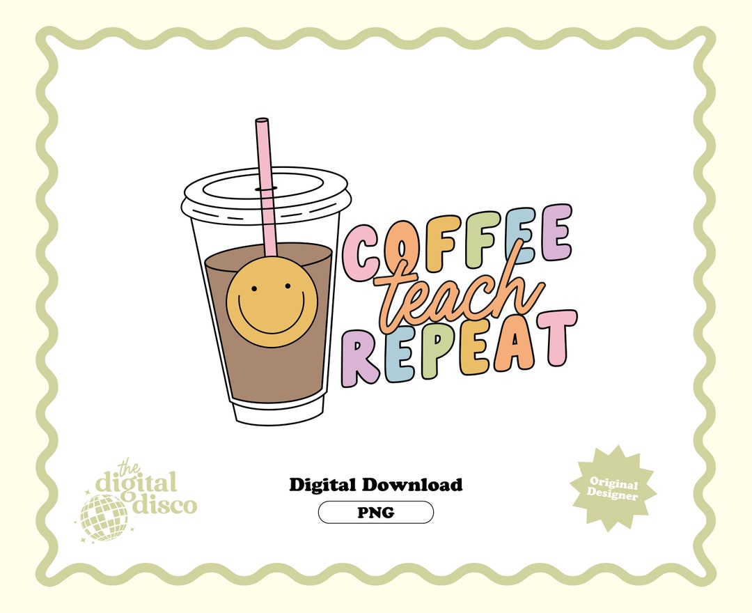 Coffee Teach PNG, Coffee PNG, Teacher Png, Iced Coffee Png, Trendy Png ...