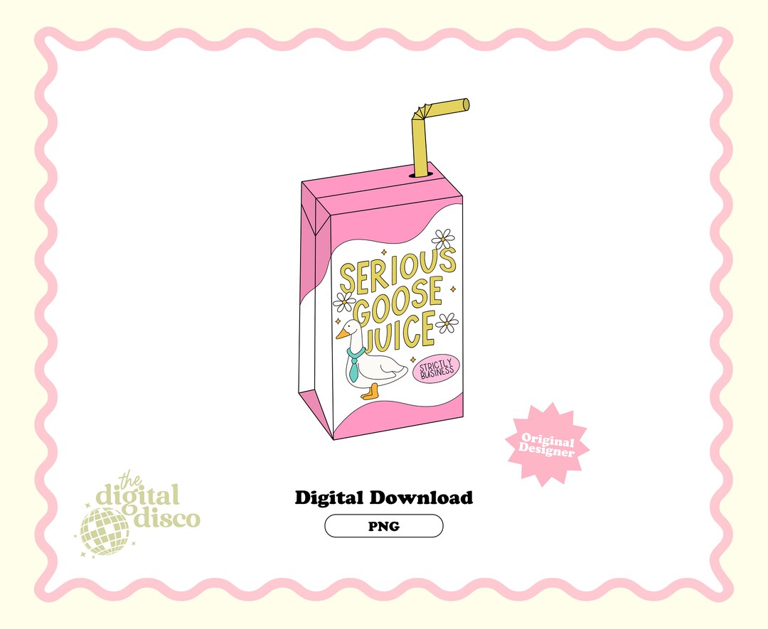 Serious Goose PNG, Silly Goose PNG, Serious Goose Juice, Trendy PNG ...