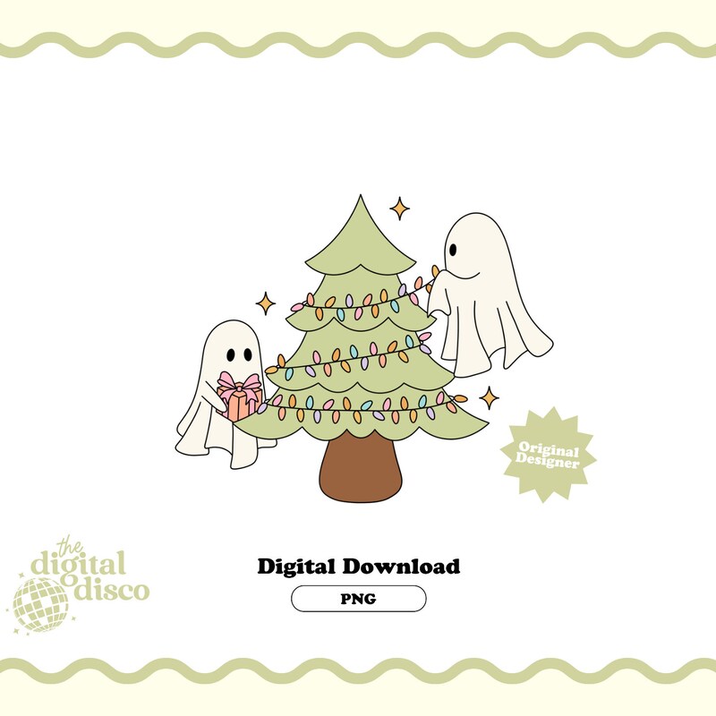 Ghost Christmas Png - Etsy