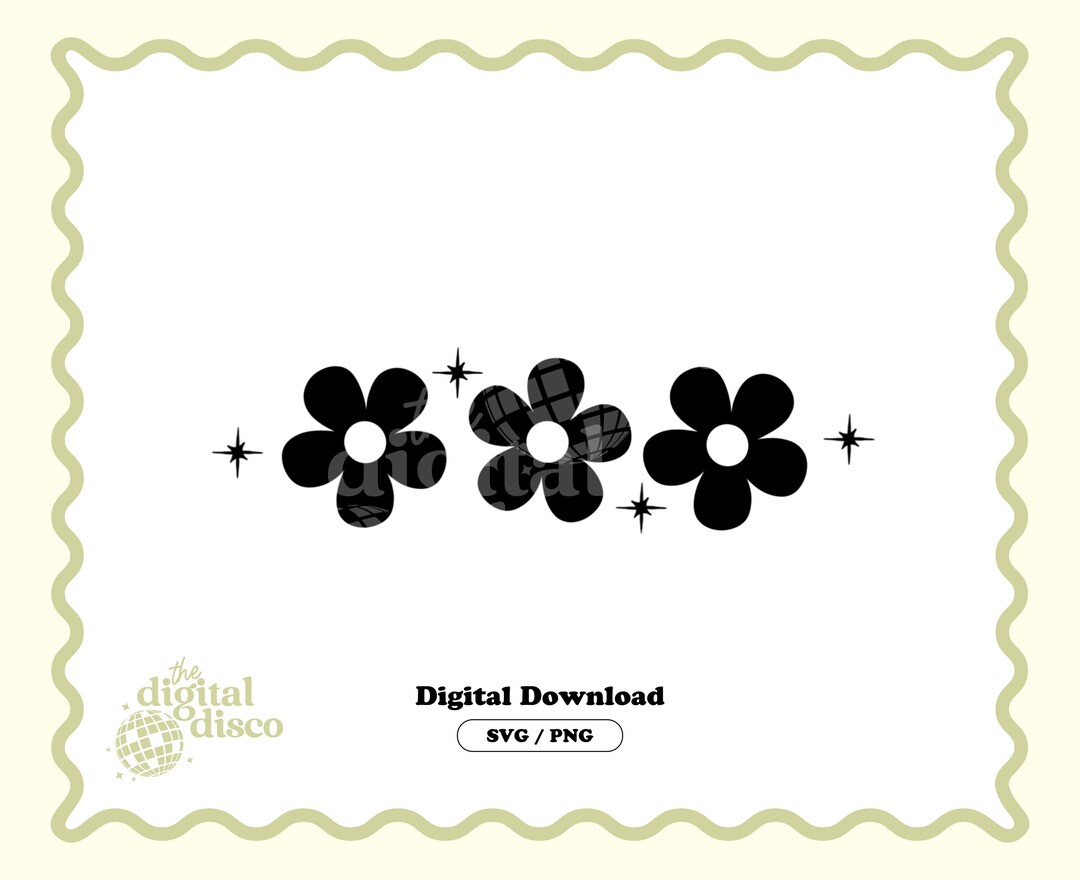 Retro Flower SVG, Flower PNG, Trendy Png, Trendy Svg, Retro Png, Retro ...