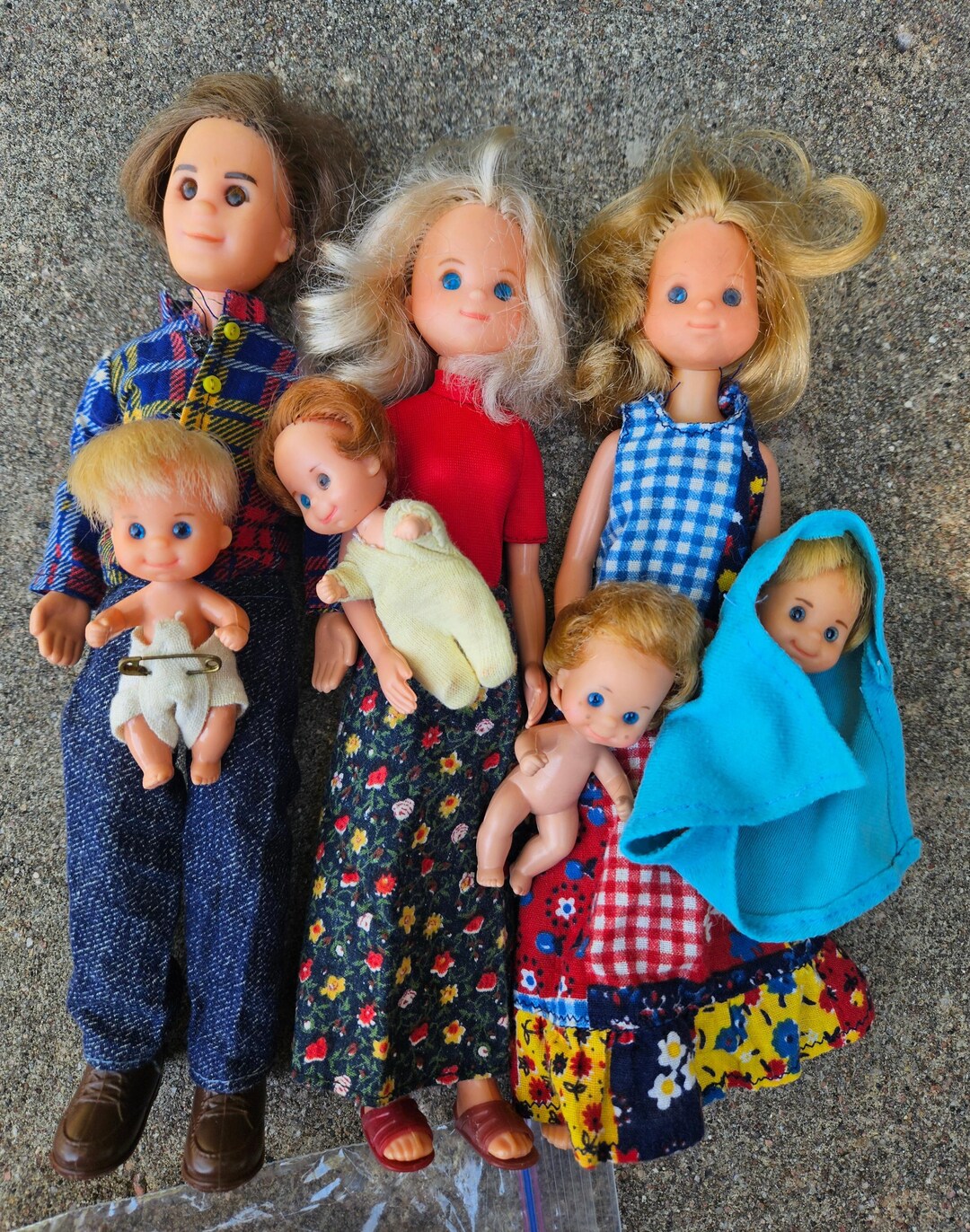 1970's Sunshine Happy Family Dolls Clothes Accessories Pet House Lot - Etsy