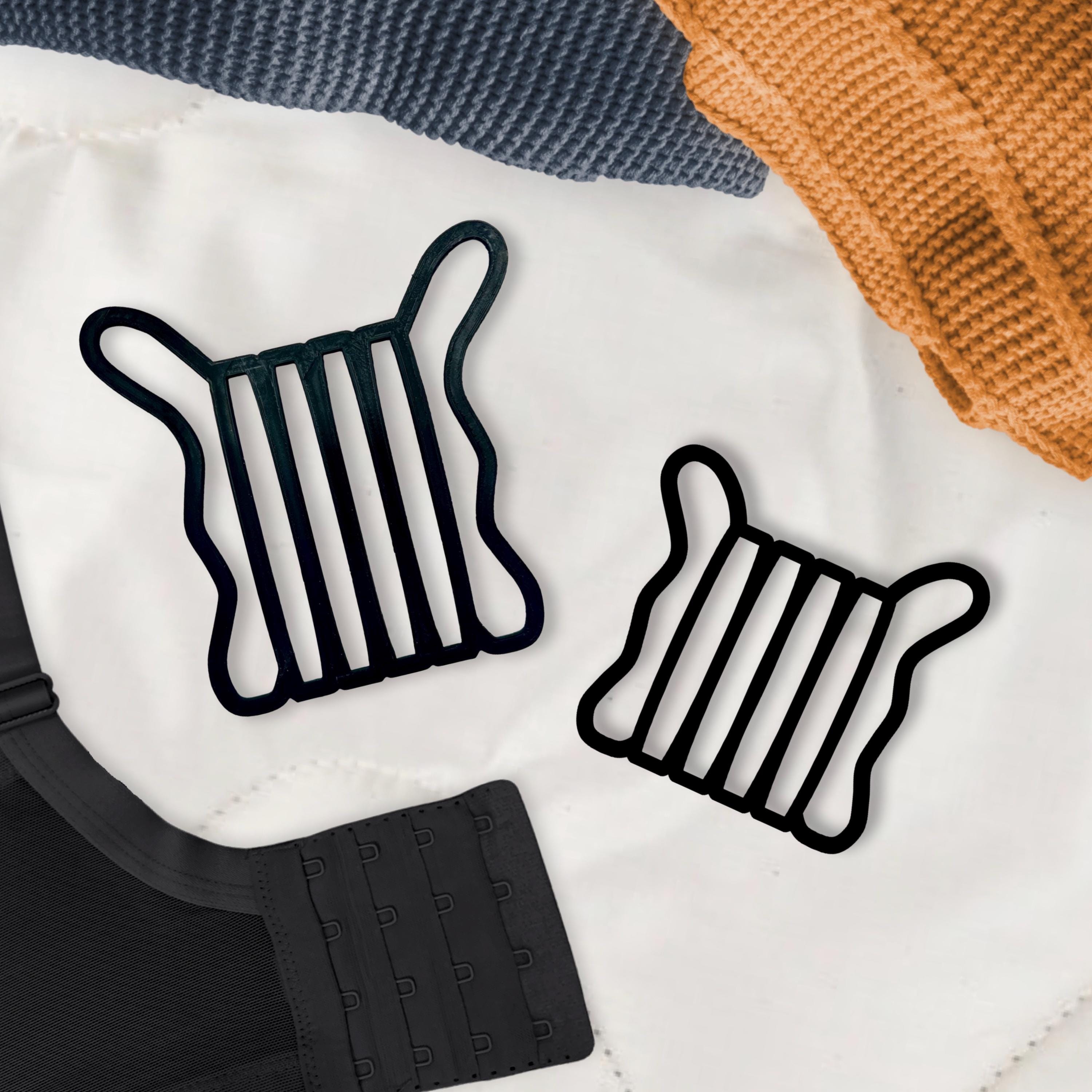 Bra Band Tightening Clip Accessory - Set of 2 in Black. Secure ...