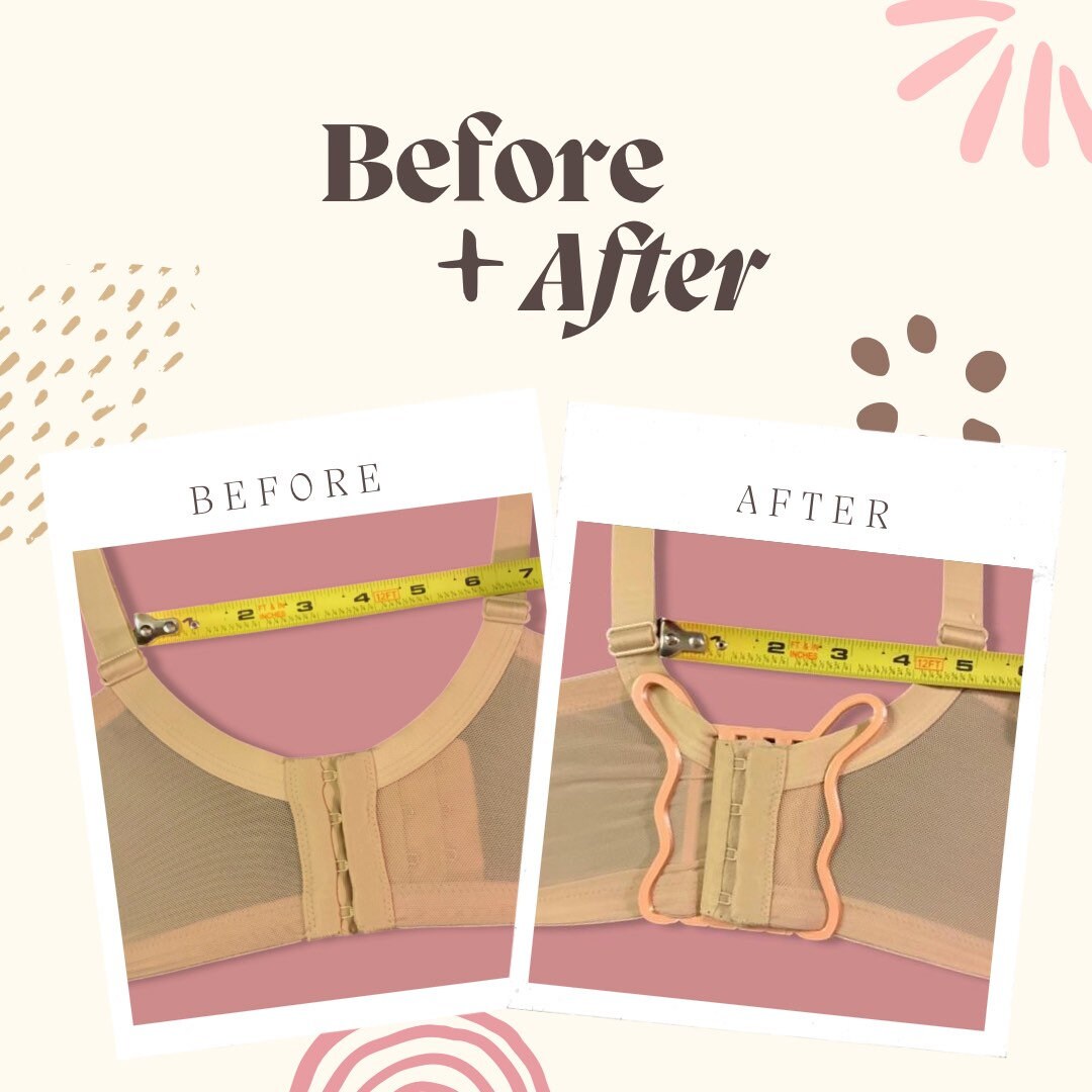 Bra Band Tightening Clip Accessory Black Secure & Comfortable ...