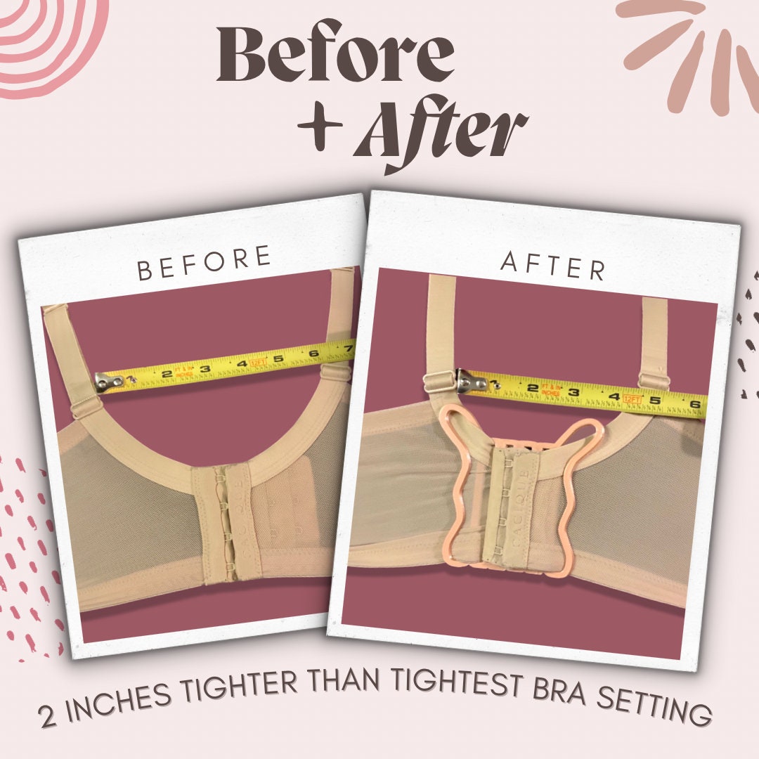 Set of 2 Bra Band Tightening Clip Accessory Secure & Comfortable ...