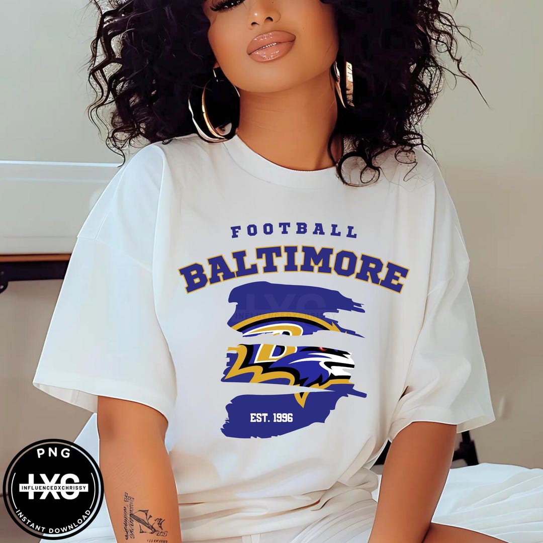 Baltimore Football PNG Digital Download Ravens Png File Game Day Tshirt ...