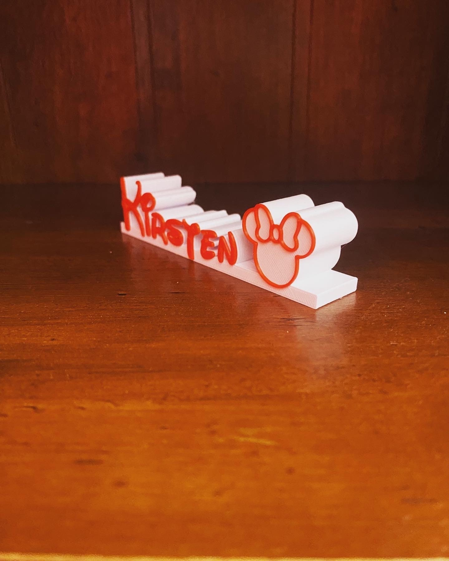 Mouse Inspired Name Plate - Etsy