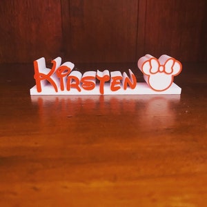 Mouse Inspired Name Plate - Etsy