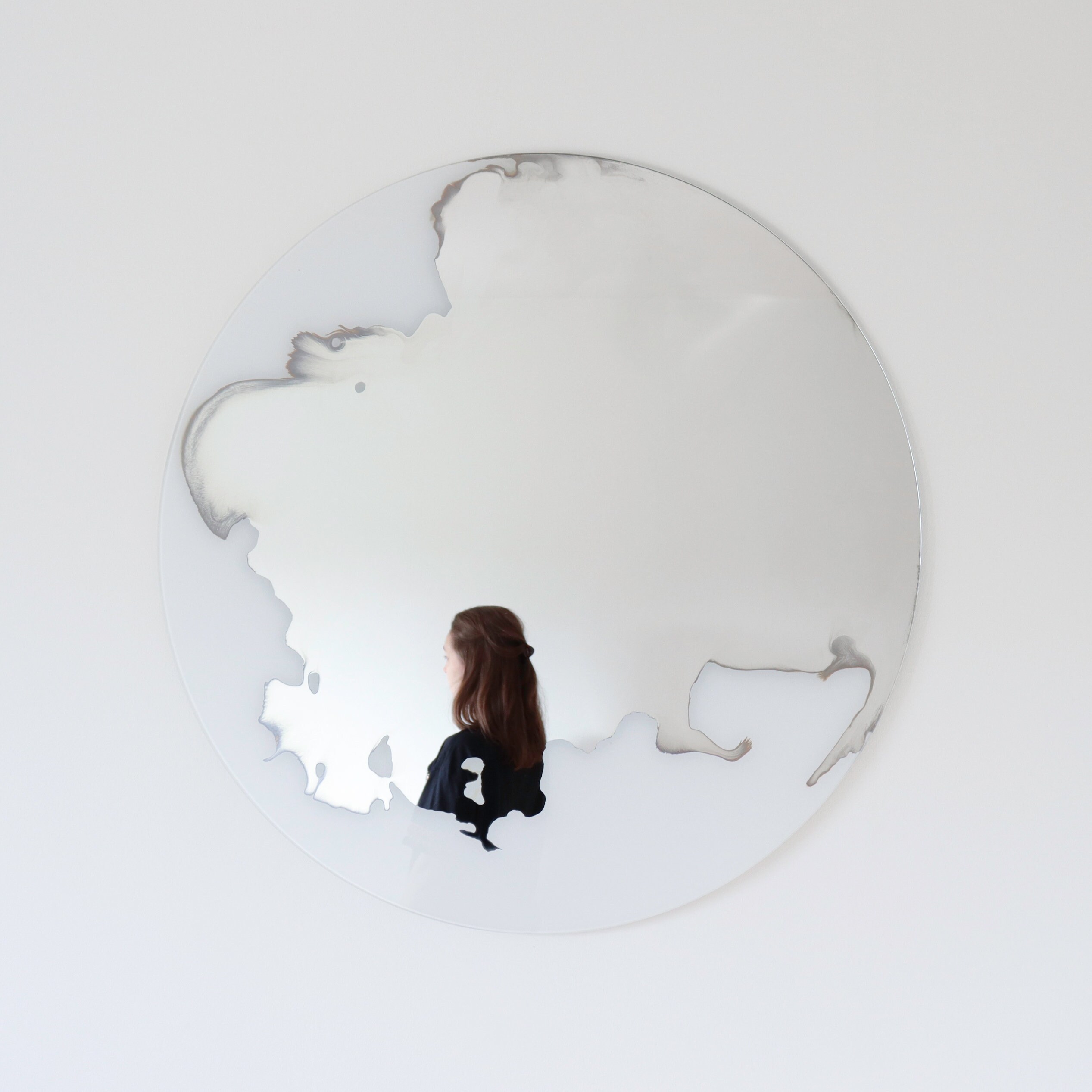 Float Mirror 80 Cm Float Mirror Series. Handmade Silvering - Etsy