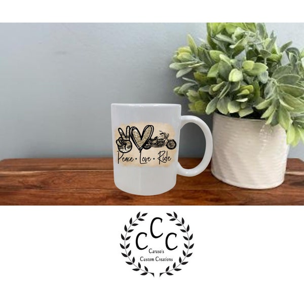 Peace Love Ride Svg - Etsy