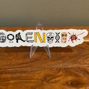 Forensic Science Stickers Forensics Gift CSI Crime Scene - Etsy