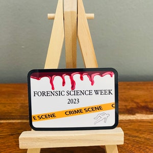 Forensic Science Stickers Forensics Gift CSI Crime Scene Forensic ...