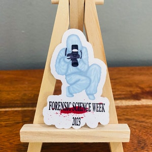 Forensic Science Stickers Forensics Gift CSI Crime Scene Forensic ...