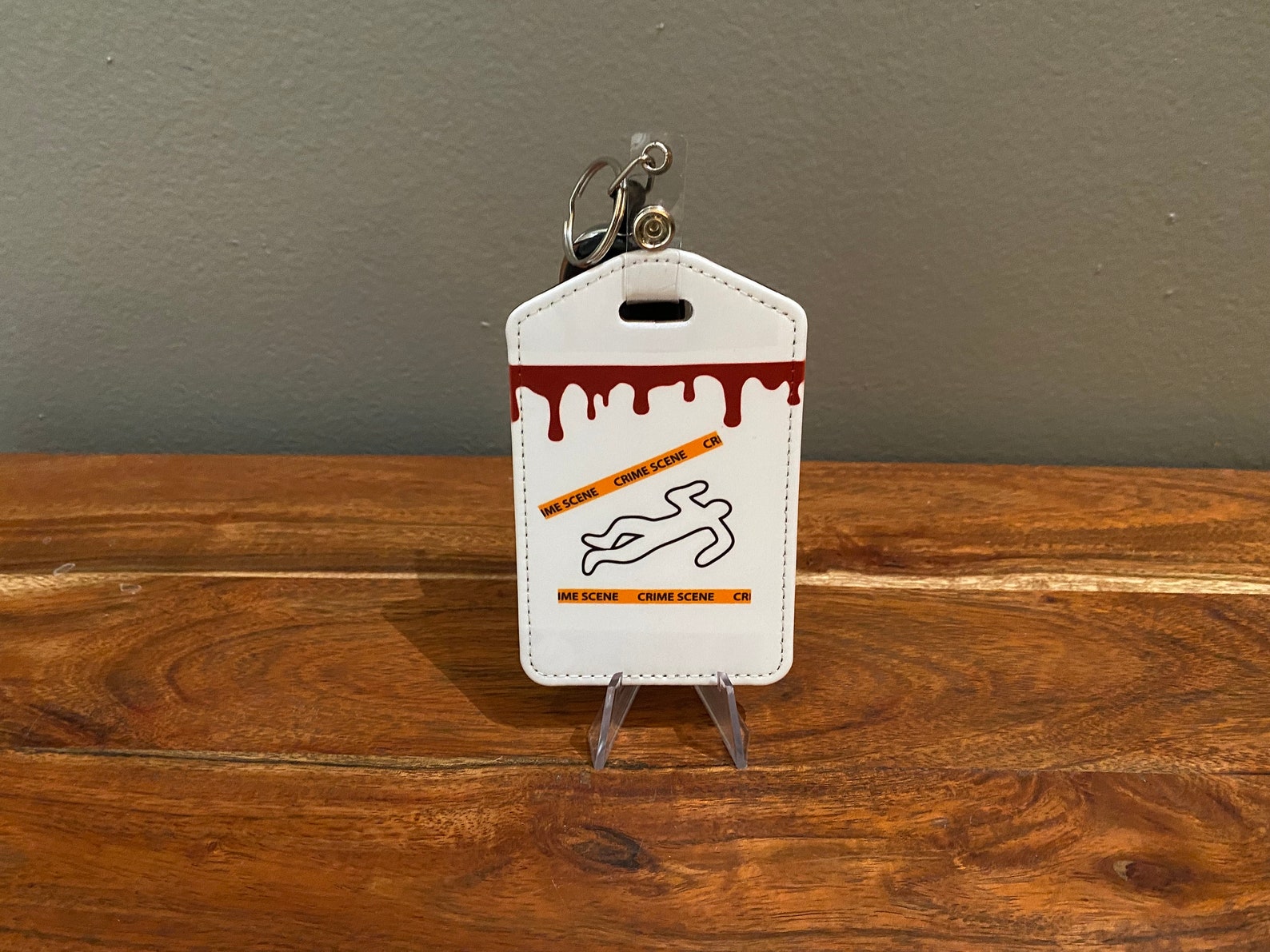 Crime Scene ID Badge Holders With Retractable Clip Work Badge Holder ...