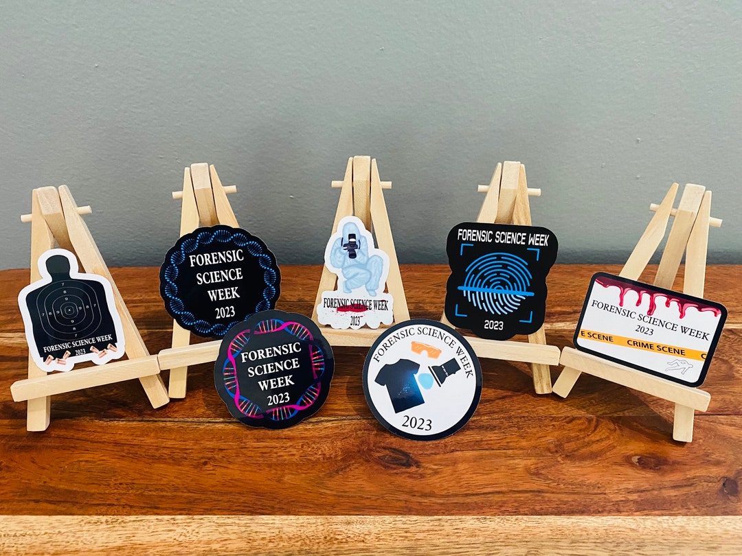 Forensic Science Stickers Forensics Gift CSI Crime Scene Forensic ...