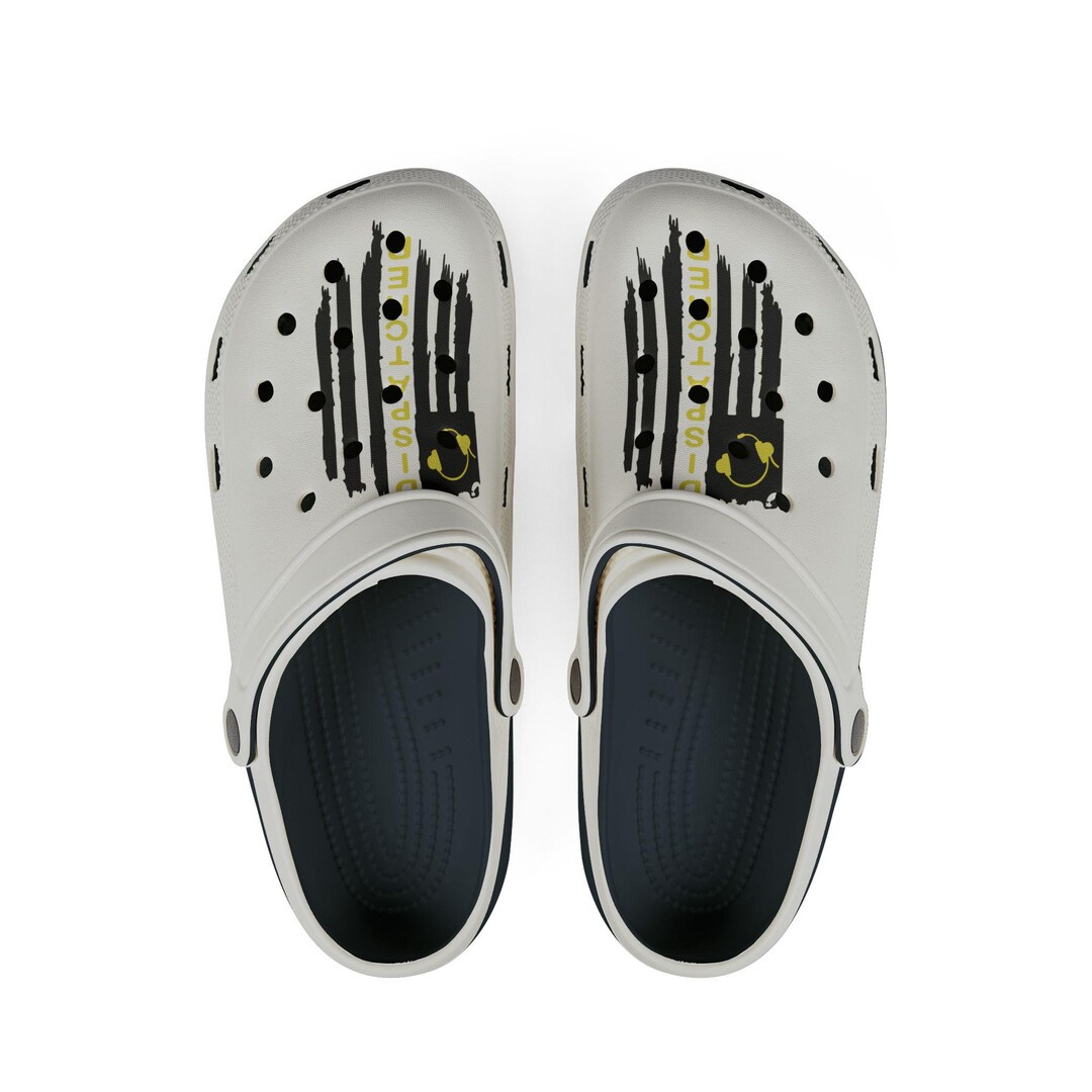 Dispatch Flag Croc Like Shoes EVA Foam Rubber Shoes AOP Call Taker ...