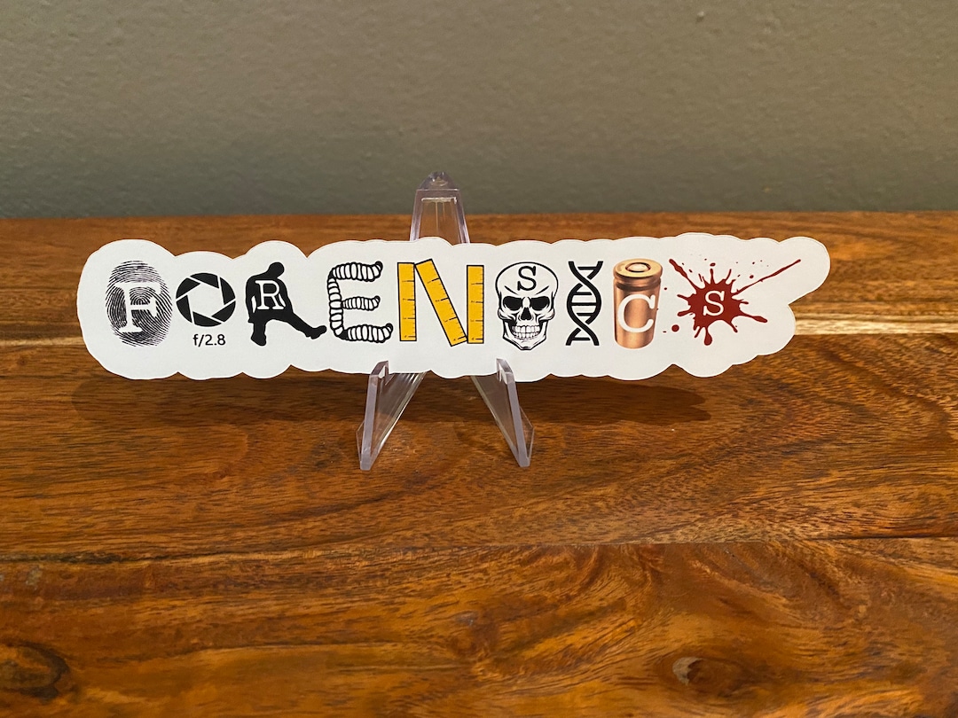 Forensic Science Stickers Forensics Gift CSI Crime Scene Magnet - Etsy