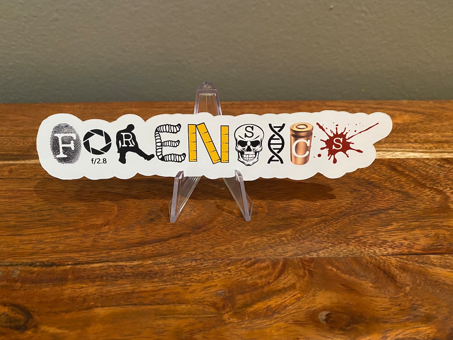 Forensic Science Stickers Forensics Gift CSI Crime Scene Magnet - Etsy