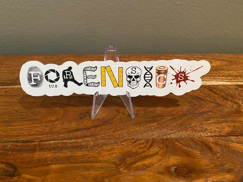 Forensic Science Stickers Forensics Gift CSI Crime Scene Magnet - Etsy