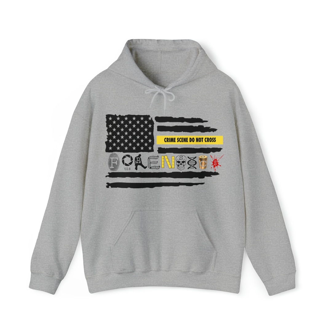 Print on Demand Forensic Flag Skull Crime Scene Forensics CSI Gift ...