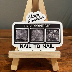 Crime Scene Fingerprints Body Bag Guilty Tactical Vest Sticker Decal ...