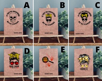 PRINT ON DEMAND Crime Scene Ghost Spiral Notebook Ruled Line - Etsy