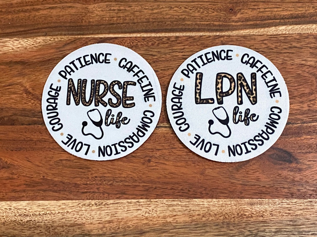 Nurse Life Soft Neoprene Coasters Healthcare Workers Medical - Etsy