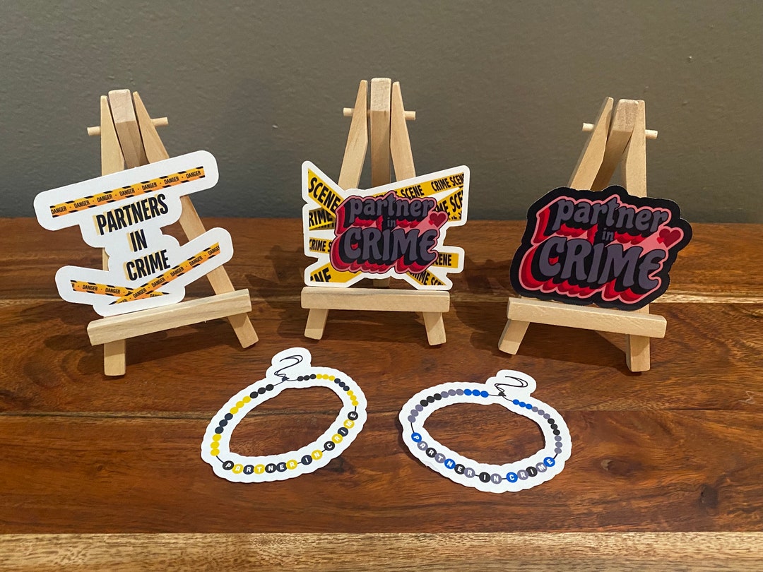 Partners in Crime Crime Scene Stickers Magnets Forensics Gift CSI ...