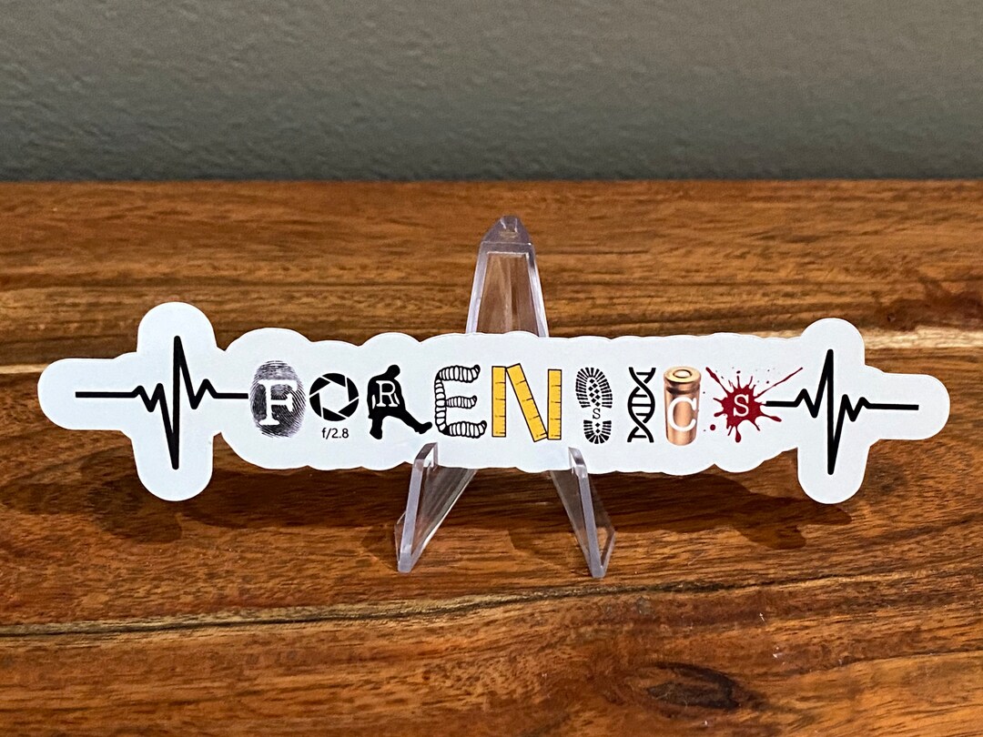 Forensic Science Life Line Stickers Forensics Gift CSI Crime Scene ...